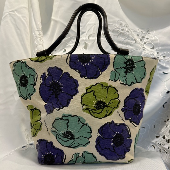 kate spade | Bags | Kate Spade Vintage Tracy Tote Lime Jade Print From ...
